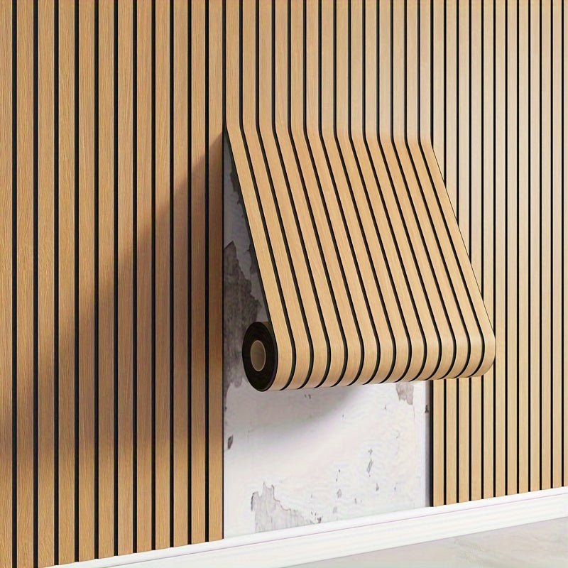 Minimalist Wood-Design Self-Adhesive Wall Panel – Anne Johansen
